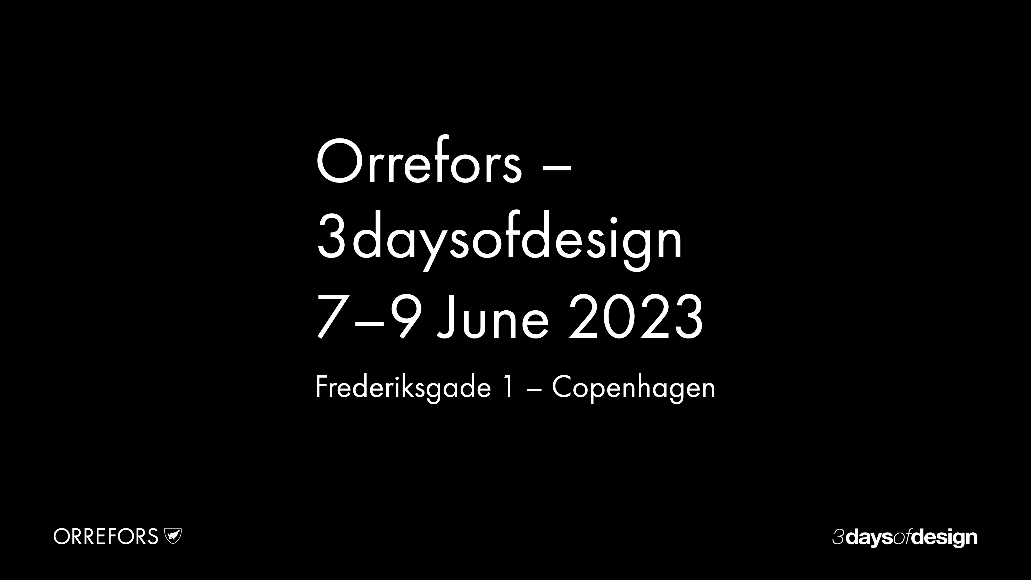 Orrefors is part of 3daysofdesign in Copenhagen - Orrefors | Orrefors
